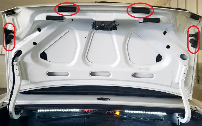 Honda S2000 CR Trunk Reinforcement Package for Larger Wings AP1 AP2 ...