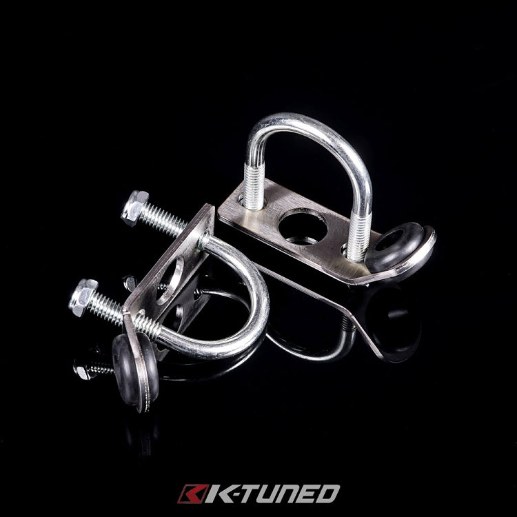 K-TUNED RADIATOR RELOCATION BRACKETS FOR TRACTION BARS Civic CRX Integ ...