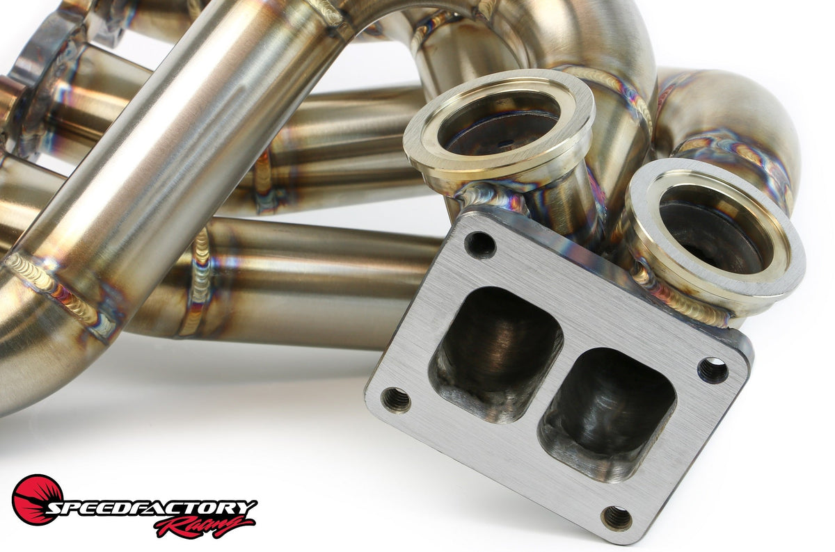 SpeedFactory Racing Forward Facing B-Series Outlaw Turbo Manifold ...